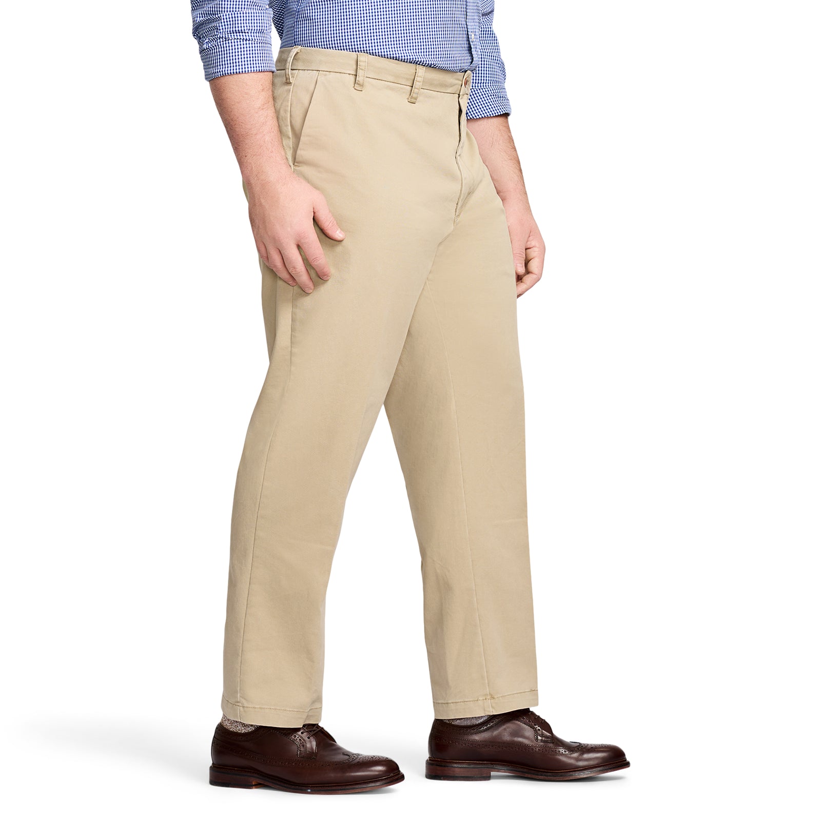 BIG AND TALL PERFORMANCE STRETCH FLAT FRONT CHINO PANT BIG AND TALL PERFORMANCE STRETCH FLAT FRONT CHINO PANT
